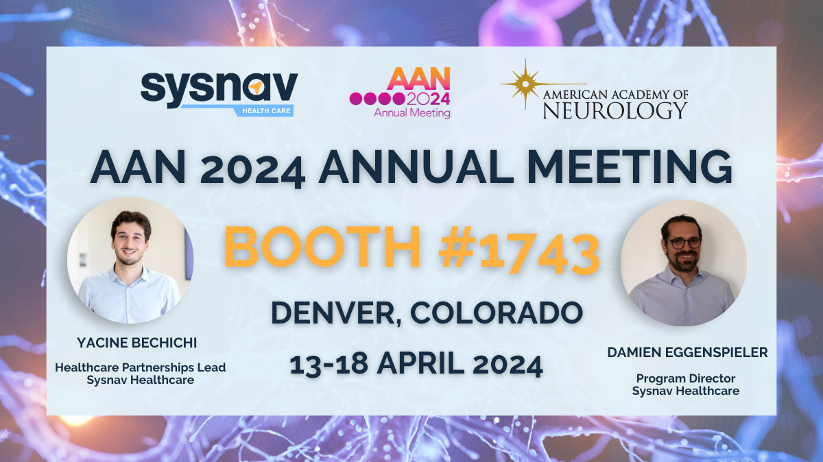 Sysnav Healthcare at AAN 2024 | Sysnav Healthcare